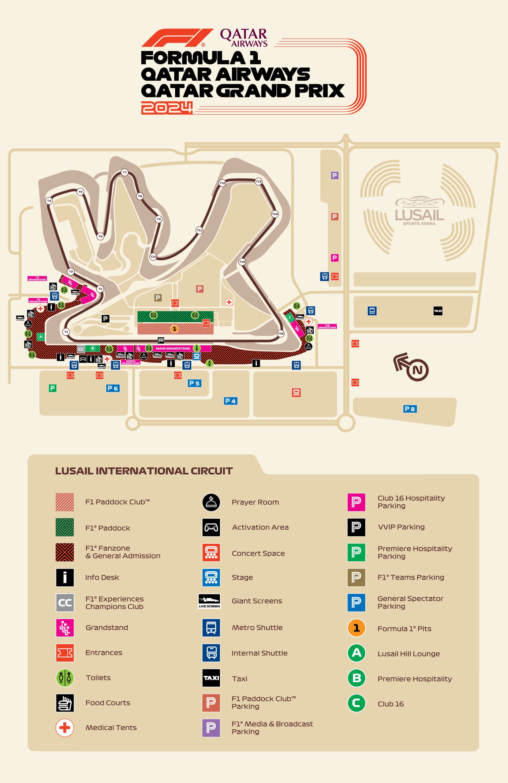 Trackside at Lusail Circuit - 2026 Qatar Grand Prix - GPDestinations.com